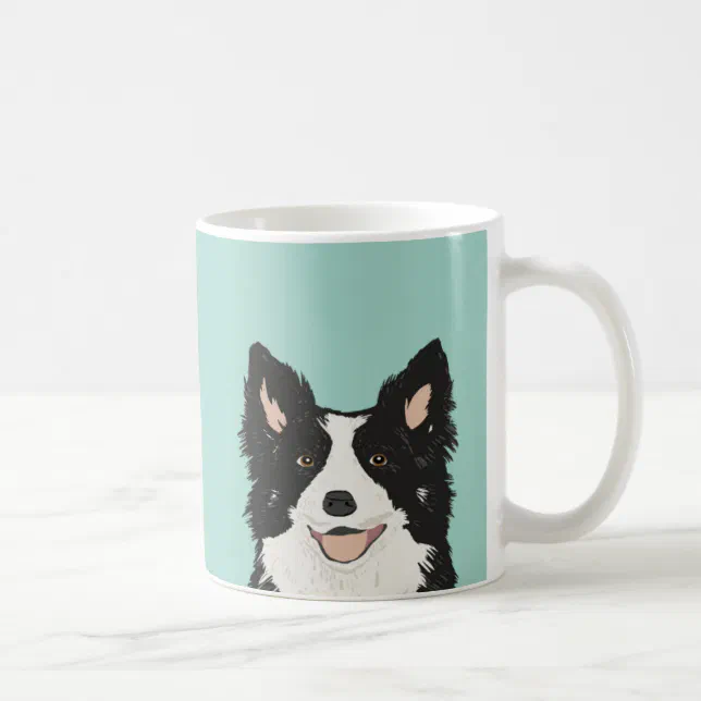 Border Collie Mug - Cute dog gift for collie owner | Zazzle