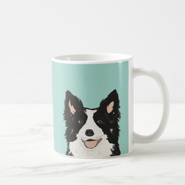 Border Collie Mug - Cute dog gift for collie owner | Zazzle.com