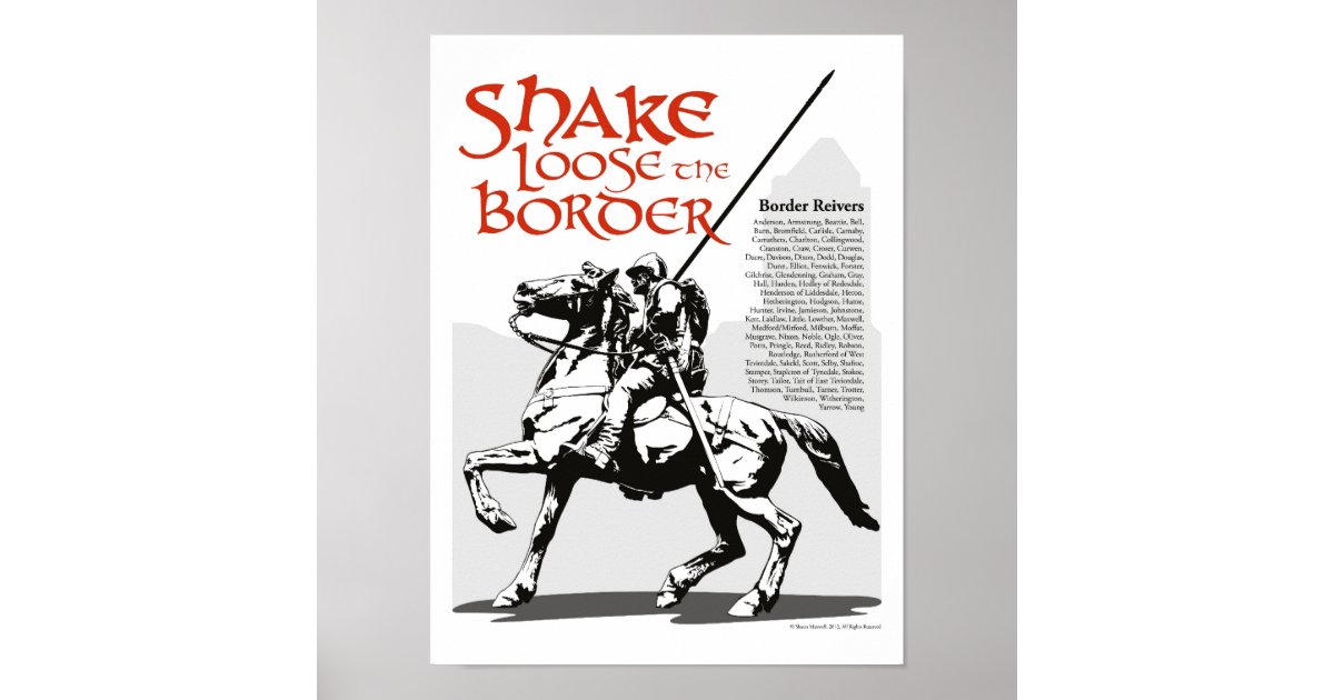 Border Reiver poster | Zazzle