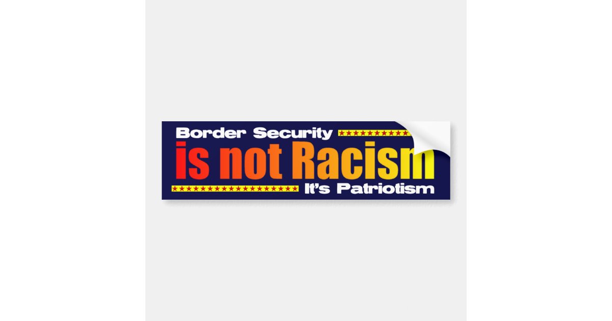 Border Security Bumper Sticker | Zazzle