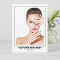 Borderline 4 Double-Sided Model Comp Card | Zazzle
