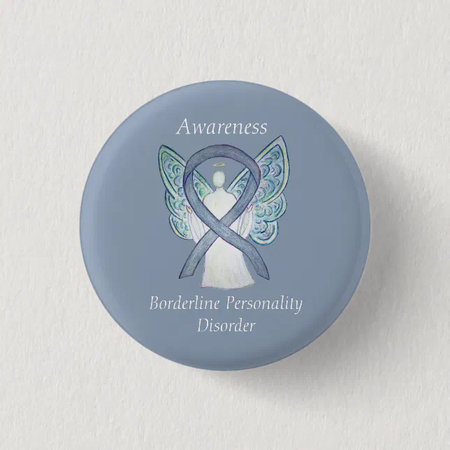 Borderline Personality Disorder (BPD) Ribbon Pins | Zazzle