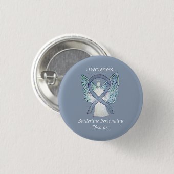 Borderline Personality Disorder (BPD) Ribbon Pins | Zazzle