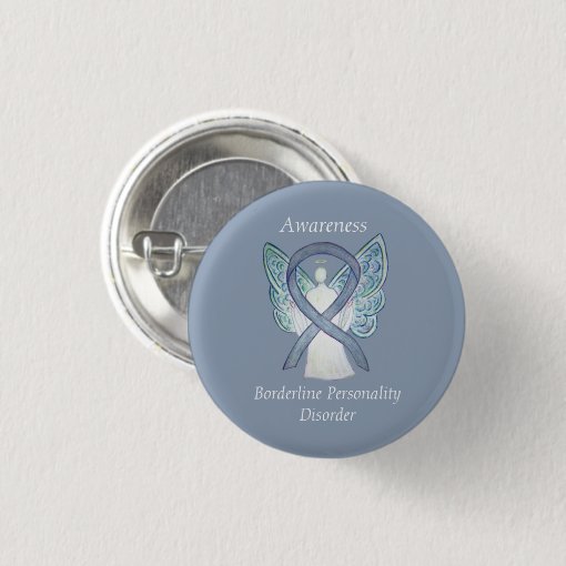Borderline Personality Disorder (BPD) Ribbon Pins | Zazzle