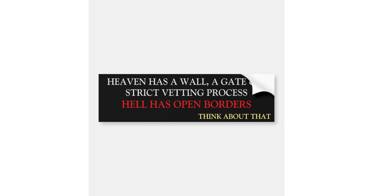BORDERS BUMPER STICKER | Zazzle