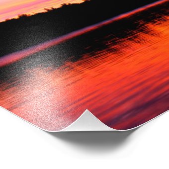 "Boreal Sunset" Landscape Photo Print | Zazzle