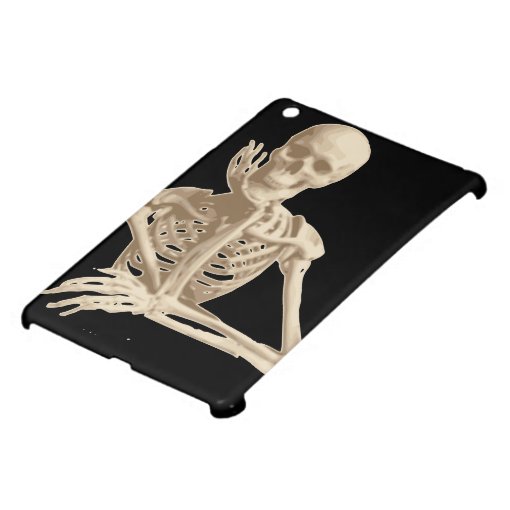 Bored Skeleton iPad Mini Cover | Zazzle