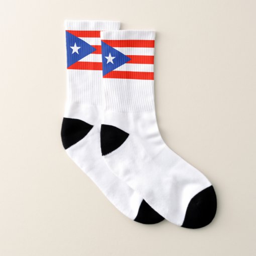 Boricua Banderas Puerto Rican Flag 4Pedro Socks | Zazzle