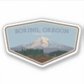 Boring, Oregon Sticker | Zazzle