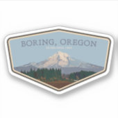 Boring, Oregon Sticker | Zazzle