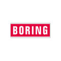 BORING Unprofessional Sarcasm Humor Funny Joke Self-inking Stamp | Zazzle