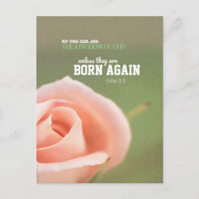 Born Again Postcard | Zazzle