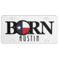 BORN Austin Texas License Plate | Zazzle