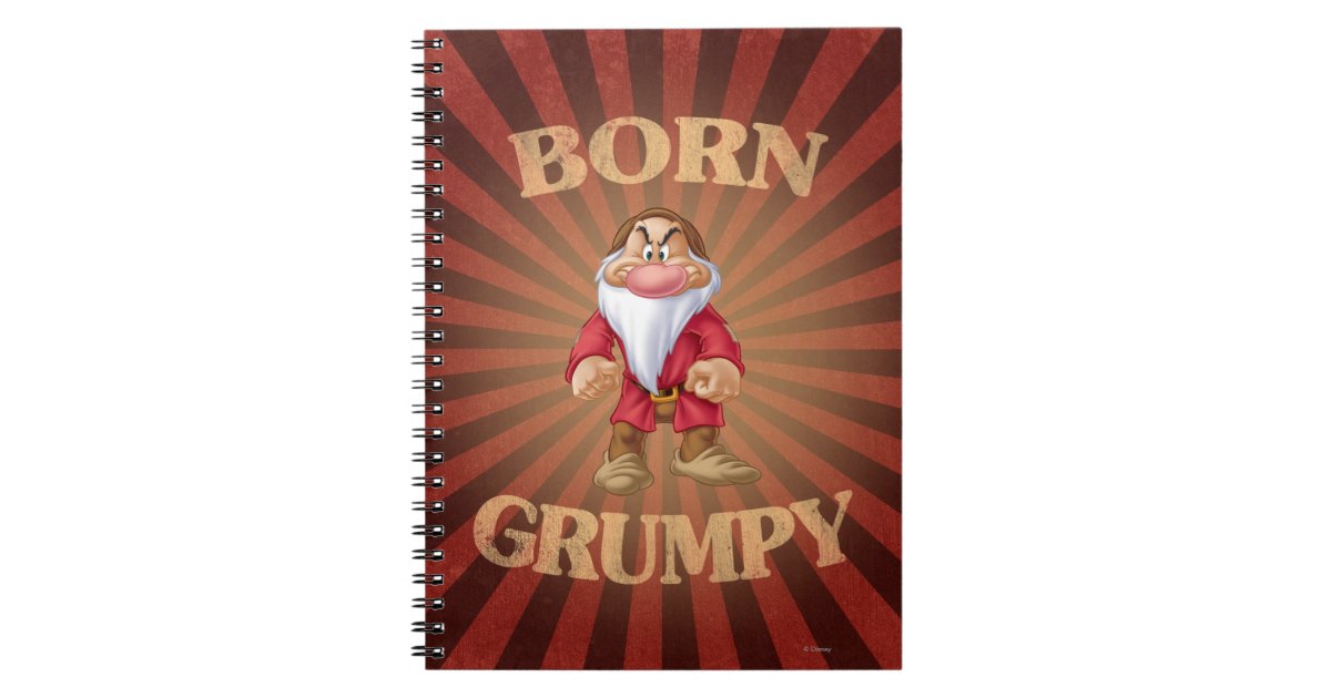 Born Grumpy Notebook | Zazzle