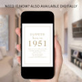 Born in 1951 Gold Text Photo 75th Birthday Party Invitation | Zazzle