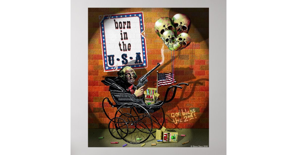 Born in the USA Poster | Zazzle