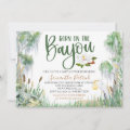Born on the Bayou Swamp Baby Shower Invitation | Zazzle