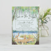 Born on the Bayou Swamp Baby Shower Invitation | Zazzle