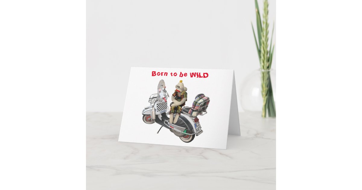 Born to be WILD Birthday Card | Zazzle.com