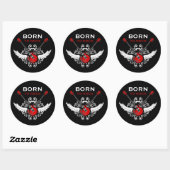 Born To Rock stickers | Zazzle