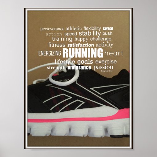 Born to Run Word Collage Poster | Zazzle