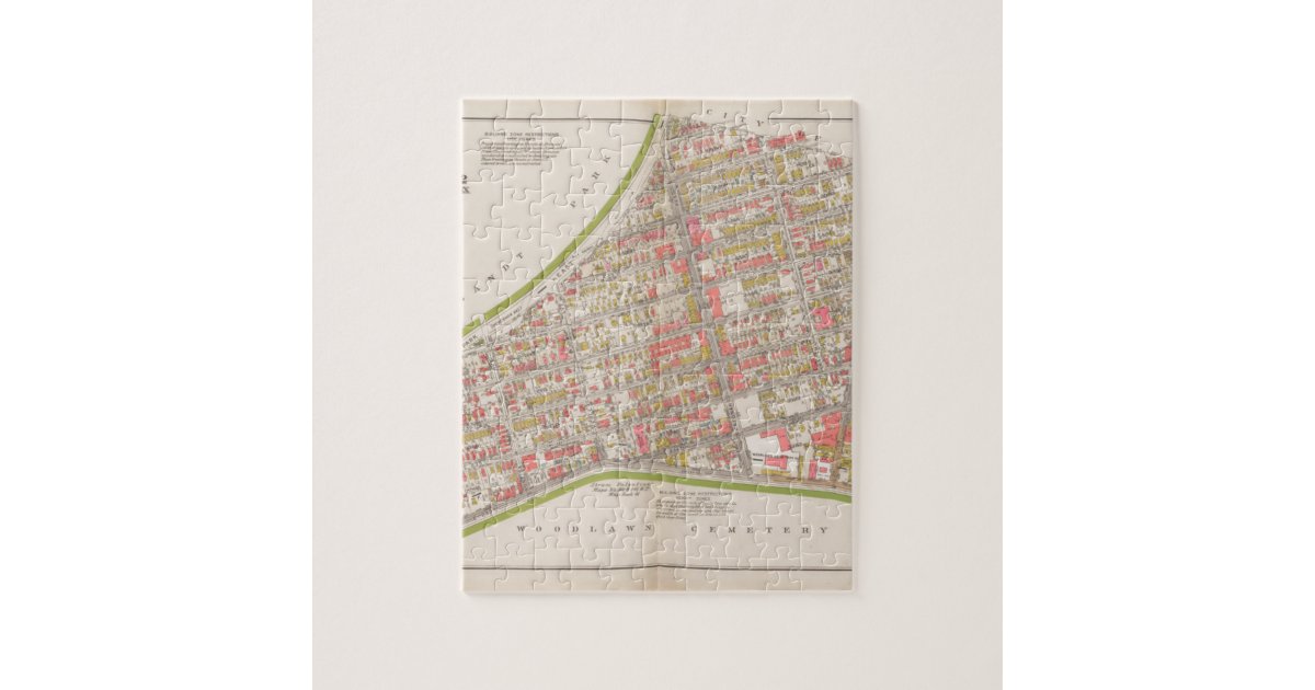 Borough of the Bronx map Jigsaw Puzzle | Zazzle