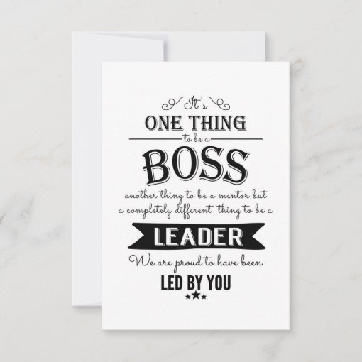 Boss appreciation week card | Zazzle
