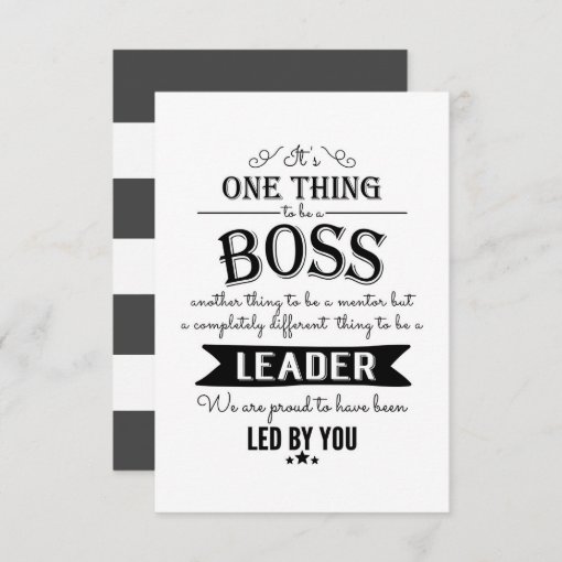 Boss appreciation week card | Zazzle