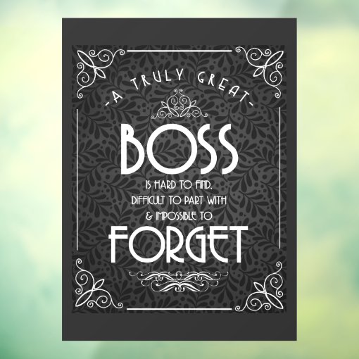 Boss appreciation week shop sign | Zazzle