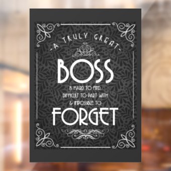 Boss appreciation week shop sign | Zazzle