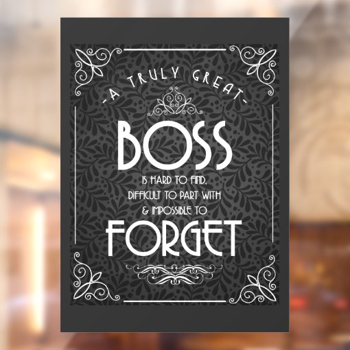 Boss appreciation week shop sign | Zazzle