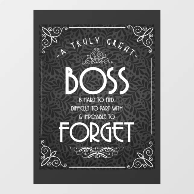 Boss appreciation week shop sign | Zazzle