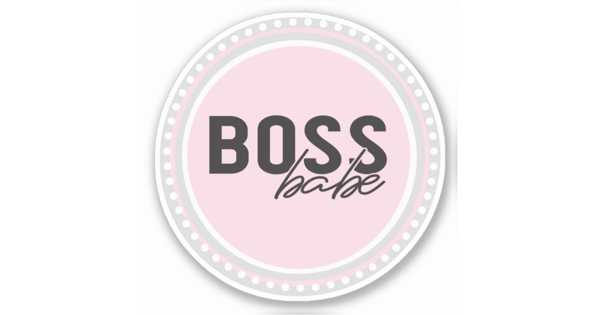 Boss Babe Sticker | Zazzle