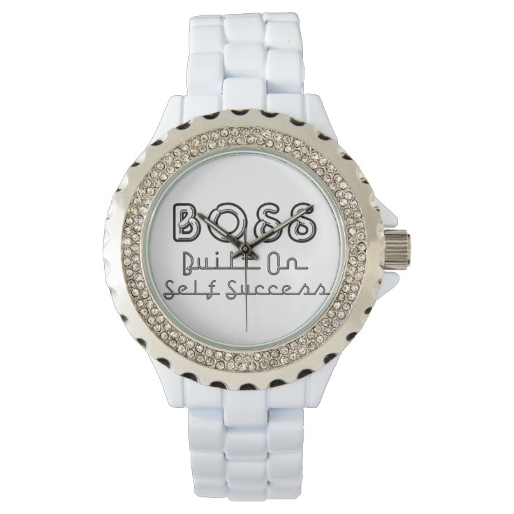 BOSS Built On Self Success Watch | Zazzle