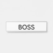"Boss" Door Name Plate | Zazzle