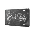 Boss Lady Aluminum License Plate | Zazzle