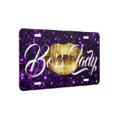 Boss Lady Aluminum License Plate | Zazzle