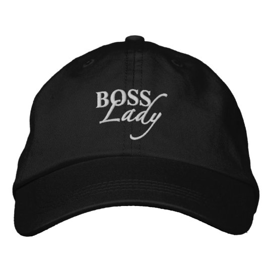 Boss Lady Personalized Adjustable Hat | Zazzle.com