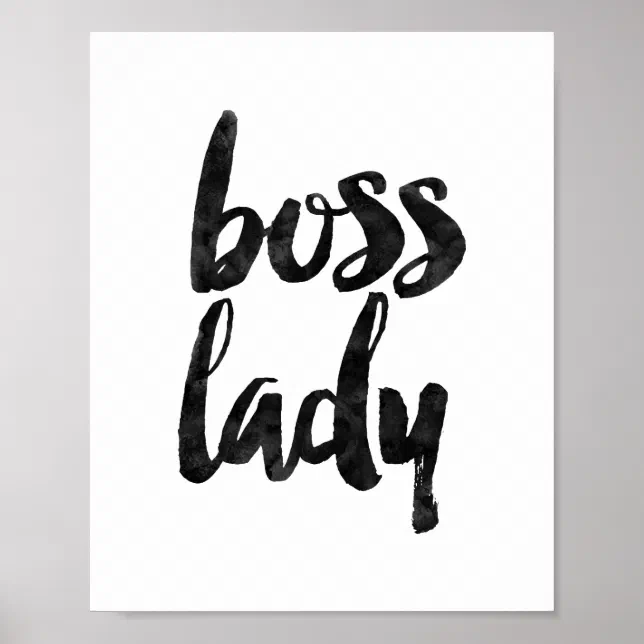 Boss Lady Poster | Zazzle