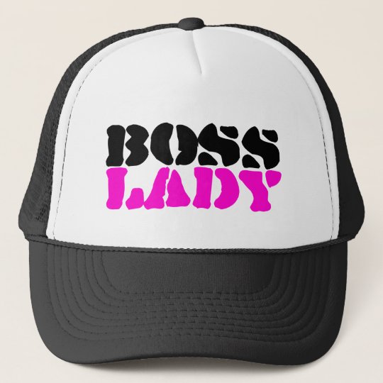 Boss Lady Trucker Hat | Zazzle.com