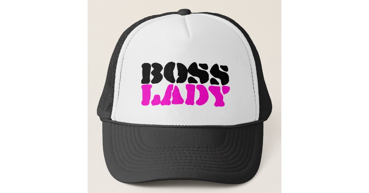 Boss Lady Trucker Hat | Zazzle