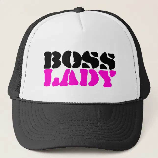 Boss Lady Trucker Hat | Zazzle