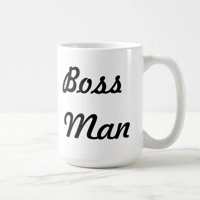 Boss Man Mug | Zazzle