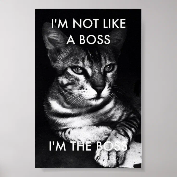 Boss Poster | Zazzle