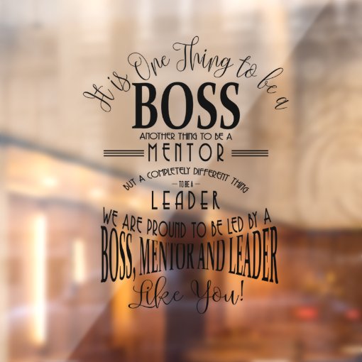 Boss THANK YOU BOSS "awesome boss Plaque sign | Zazzle