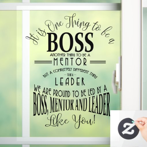 Boss THANK YOU BOSS "awesome boss Plaque sign | Zazzle