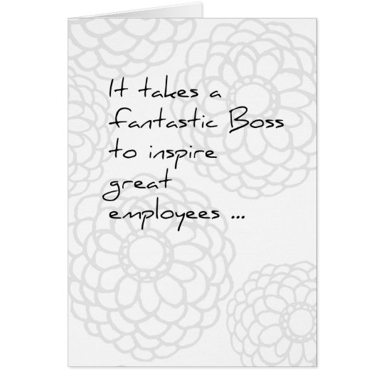 Boss's Day Card from Employees | Zazzle.com