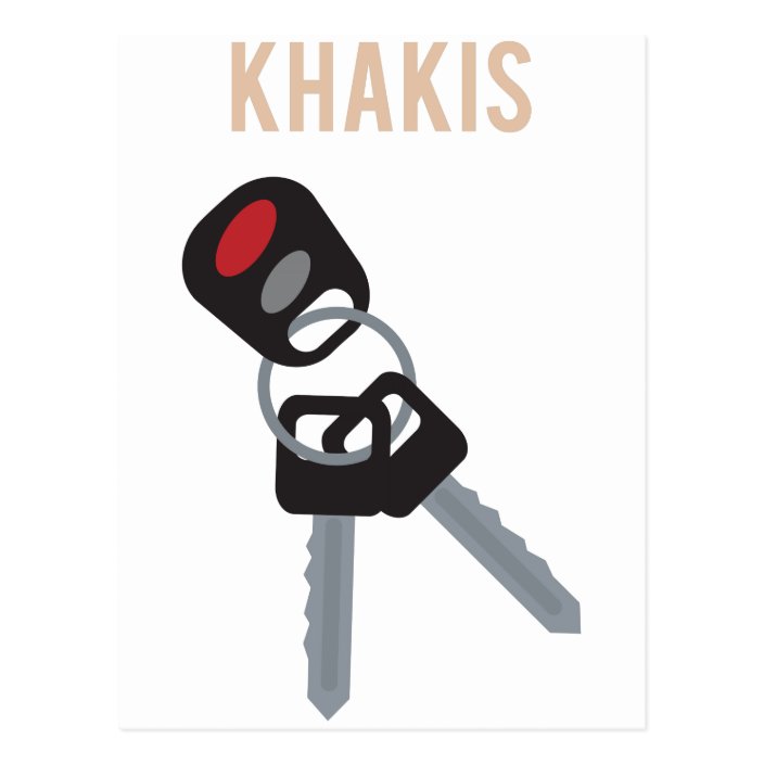 Boston Accent Car Keys Postcard | Zazzle.com