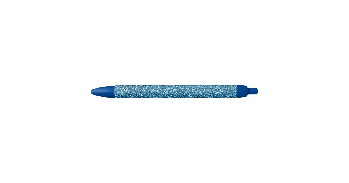 Boston Blue Glitter Pen | Zazzle