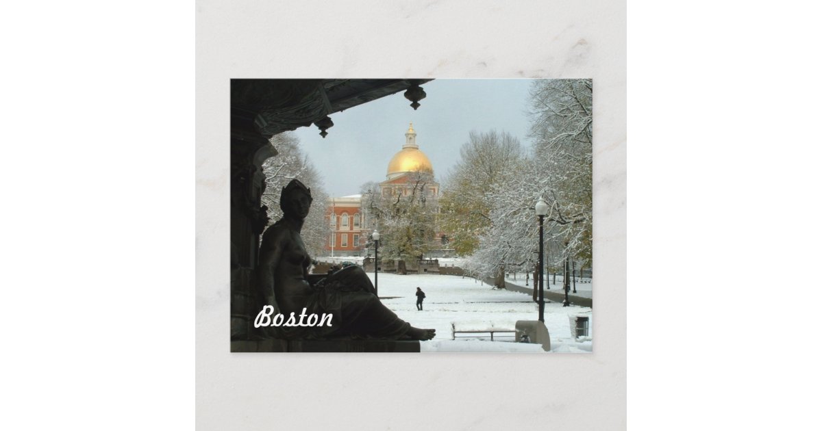 Boston Common Postcard | Zazzle